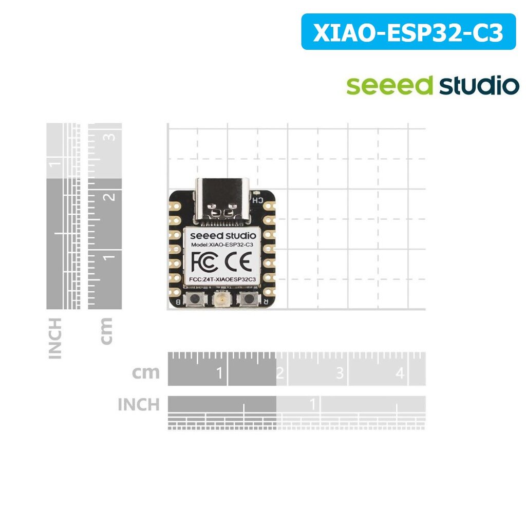 (1ชิ้น) XIAO-ESP32-C3 Seeed Studio โมดูล บอร์ดไร้สาย ขนาดเล็ก | Shopee ...