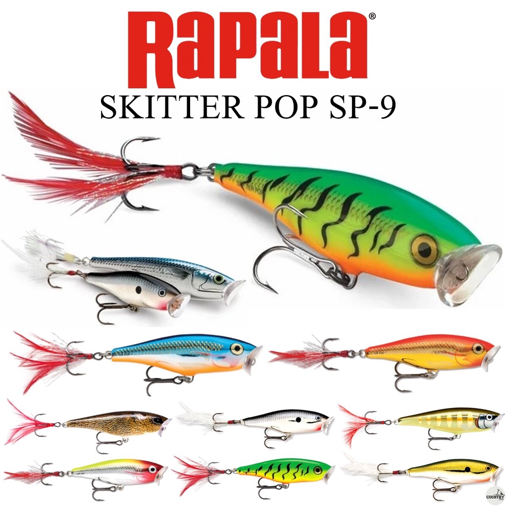 เหยื่อปลอม RAPALA SKITTER POP SP-9 | Shopee Thailand
