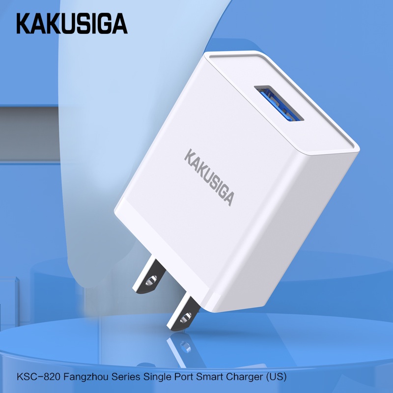 หัวชาร์จ KAKUSIAG 2.4A KSC-820ที่ชาร์จโทรศัพท์กระแสสูง จ่ายไฟชาร์จเร็ว ...