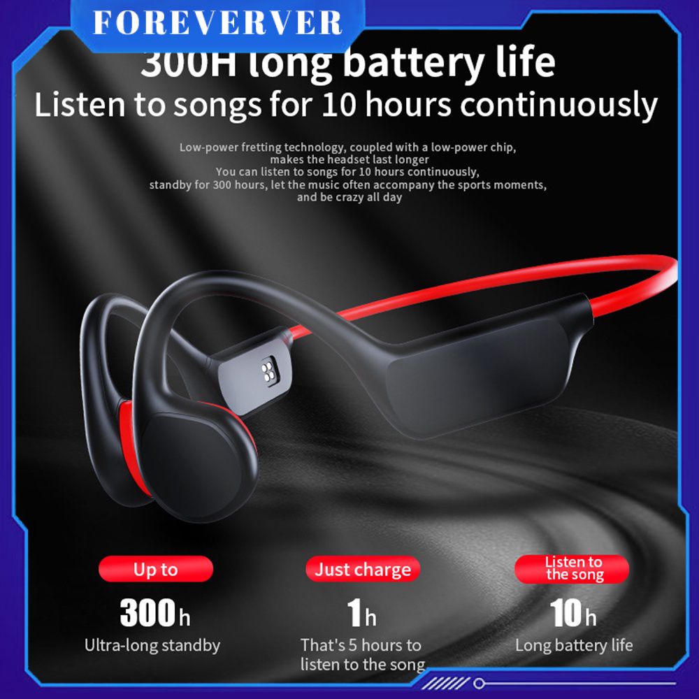 Bone Conduction Headphones X7 Bluetooth-compatible 5.3 Earphone for ...