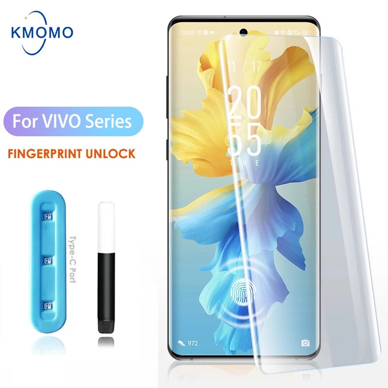 UV ฟิล์มกระจก เต็มจอ VIVO V50 5G V40 Pro V30 V30e V29 V27 V25 X90 X80 X70 X60 X50 | Shopee Thailand