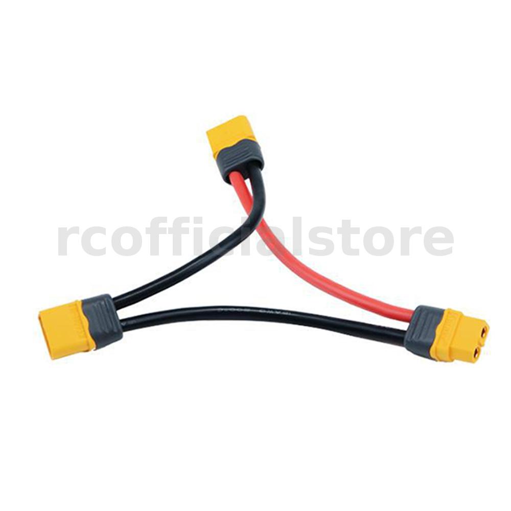 Amass XT60 Series สายเคเบิ้ลอะแดปเตอร์เชื่อมต่อแบตเตอรี่ - 1 Female to 2 Male สําหรับ RC Lipo ...