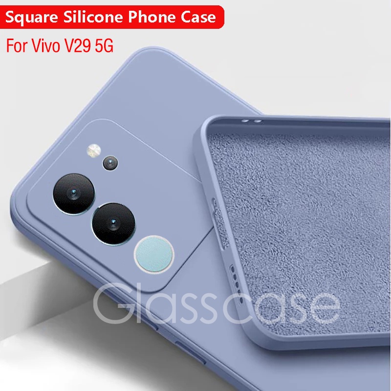 ปลอกสําหรับ Vivo V40 V30 V29 V27 Pro V29E V29Pro V27E V27Pro V30 V30Pro V40Pro VivoV40 สแควร์ ...