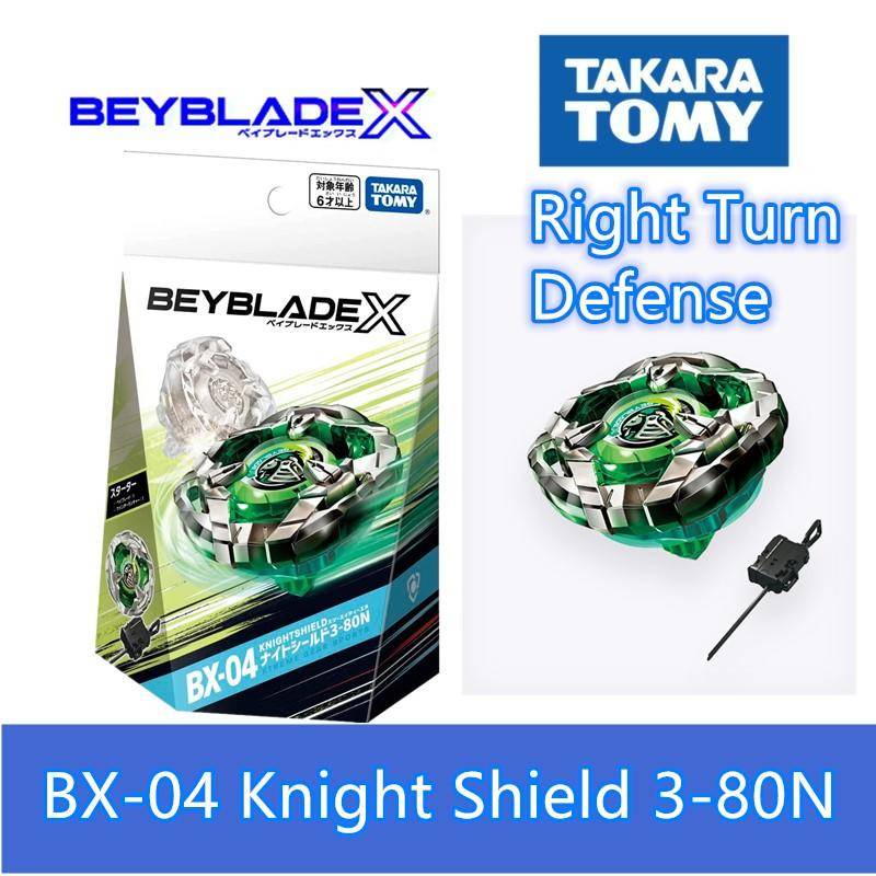 Original Takara Tomy Beyblade-X Starter BX-04 Knight Shield 3-80N | Shopee Thailand