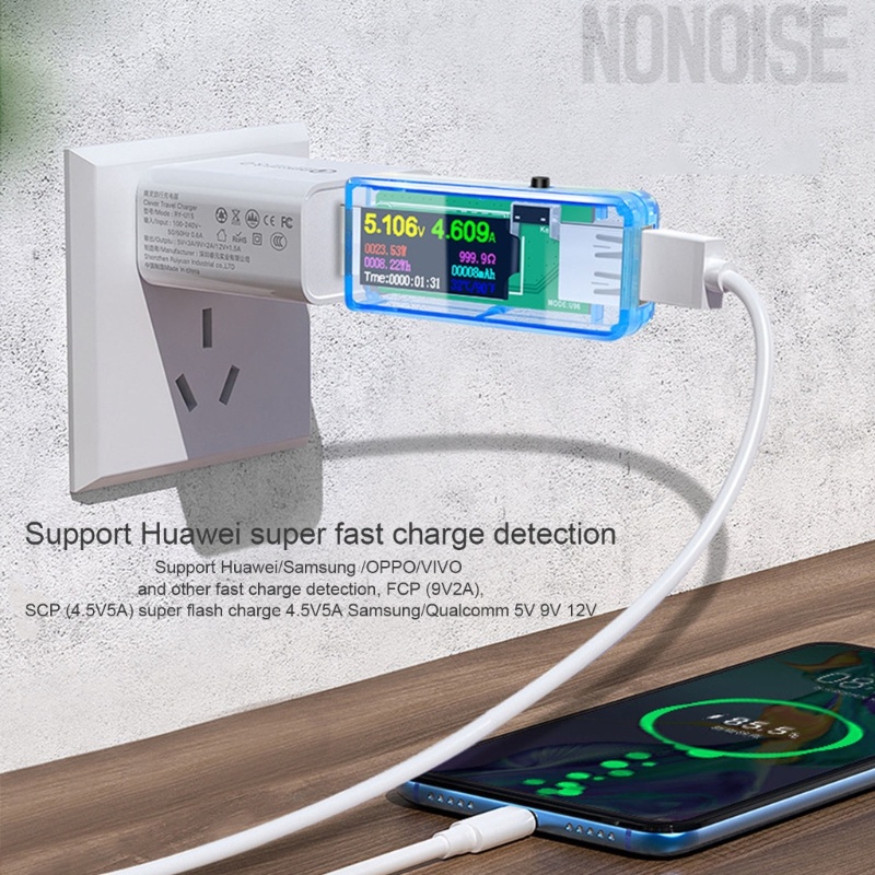 Pcf* มัลติมิเตอร์แบบดิจิตอล Wattmeter USB แอมป์มิเตอร์ไฟฟ้าแรงดันไฟฟ้า ...