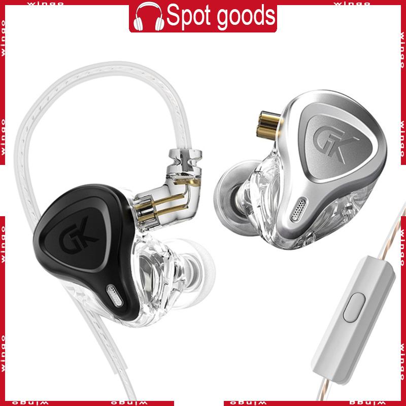 Win GK G5 หูฟังอินเอียร์ ตัดเสียงรบกวน เบส HiFi โลหะ มอนิเตอร์กีฬา | Shopee Thailand