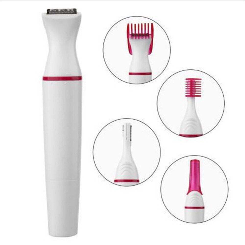 Electric Razor Shaver Trimmer for Women: 5 in 1 Painless Body Razors ...