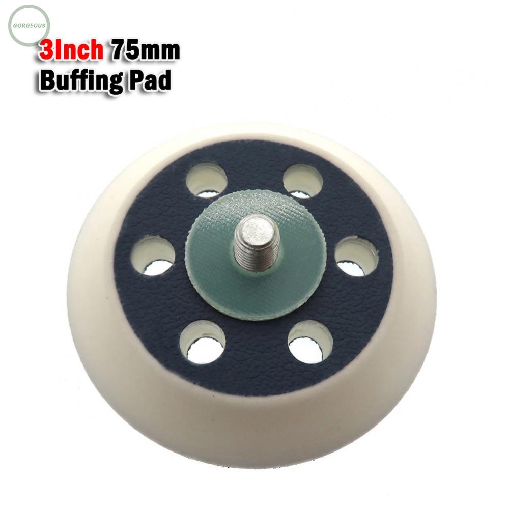 GORGEOUS~Backing Pads 3 Inch Backing Pad Hook & Loop Sander Pad 100% ...