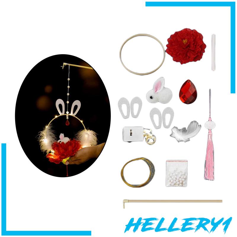 [Hellery1] โคมไฟแขวน รูปกระต่าย สไตล์จีน โฮมเมด ของขวัญเด็ก สําหรับ ...