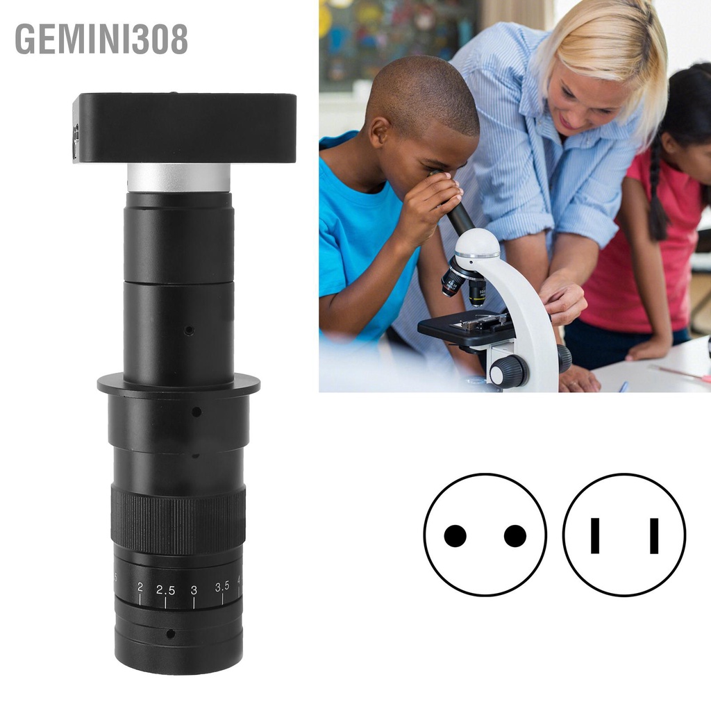 Gemini308 FHD USB Microscope Camera 41MP with 180X C Mount Lens for ...