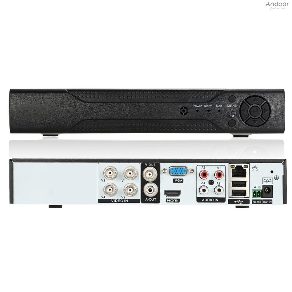 กล้องบันทึกวิดีโอดิจิทัล 4CH 1080P Hybrid NVR AHD TVI CVI DVR 5-in-1 ...