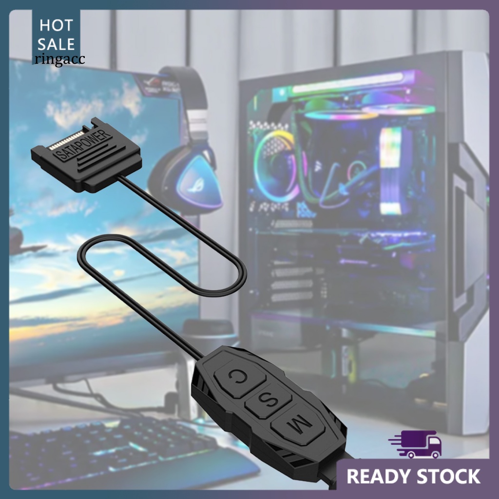 พัดลมระบายความร้อน RGA No Software Mini RGB อุปกรณ์เสริมคอมพิวเตอร์ ...