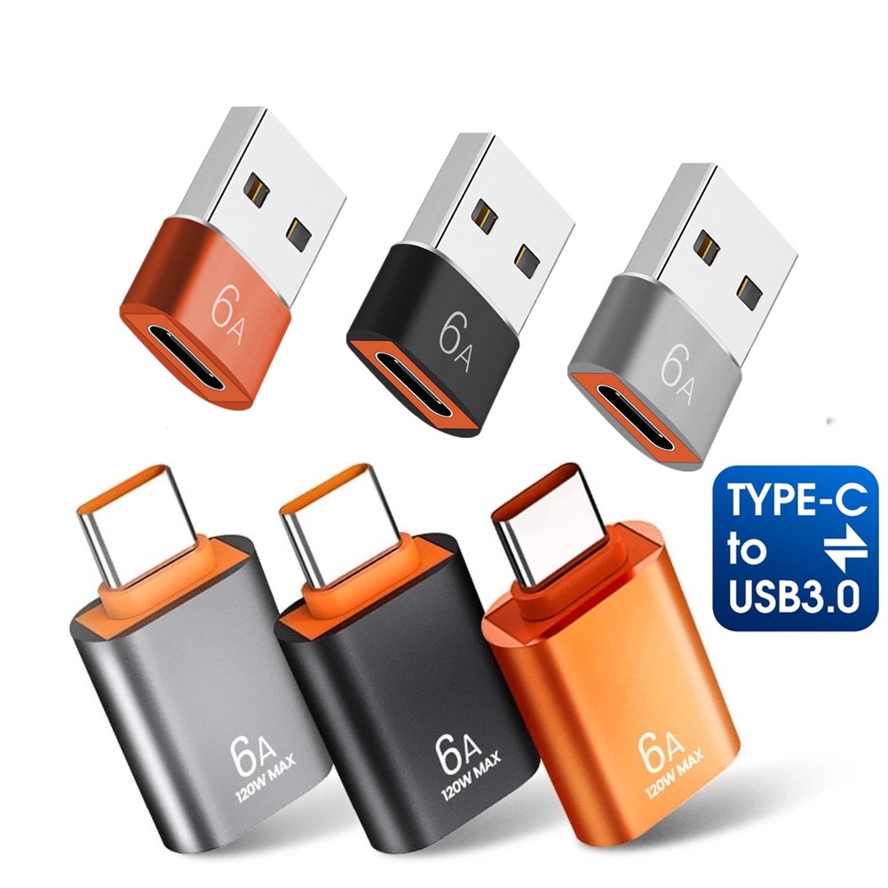 อะแดปเตอร์แปลง USB-C Male Type C to USB TO TYPE-C Adapter 3.1 A Female ...