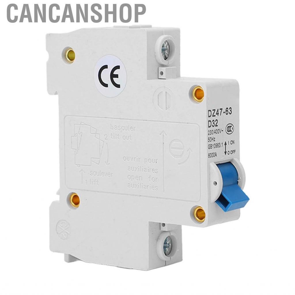 Cancanshop DIN Rail Miniature Circuit Breaker Current 230V 400V 32A 6000A Breaking | Shopee Thailand