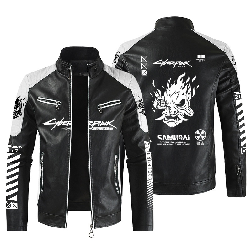 Cyberpunk Edgerunners Jacket Windbreaker Anime Custom Leather Long ...