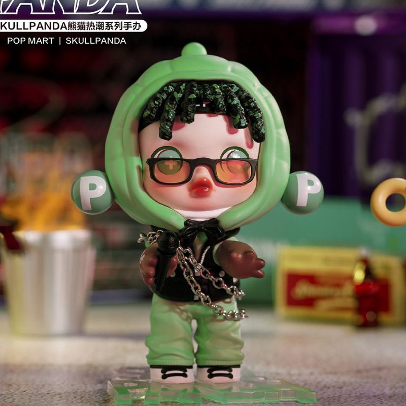 POPMART Skullpanda Hype Panda Series Cute Figure POP MART Official [100 ...