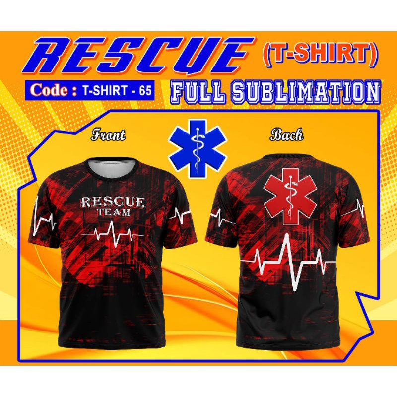 เสื้อยืด ลายทีมกู้ภัย | Shopee Thailand