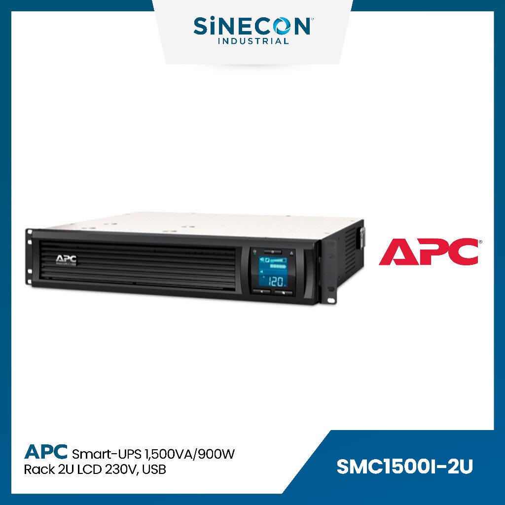 APC (เอพีซี) รุ่น SMC1500I-2U เครื่องสำรองไฟฟ้า | Smart-UPS C, Line Interactive, 1500VA/900W ...