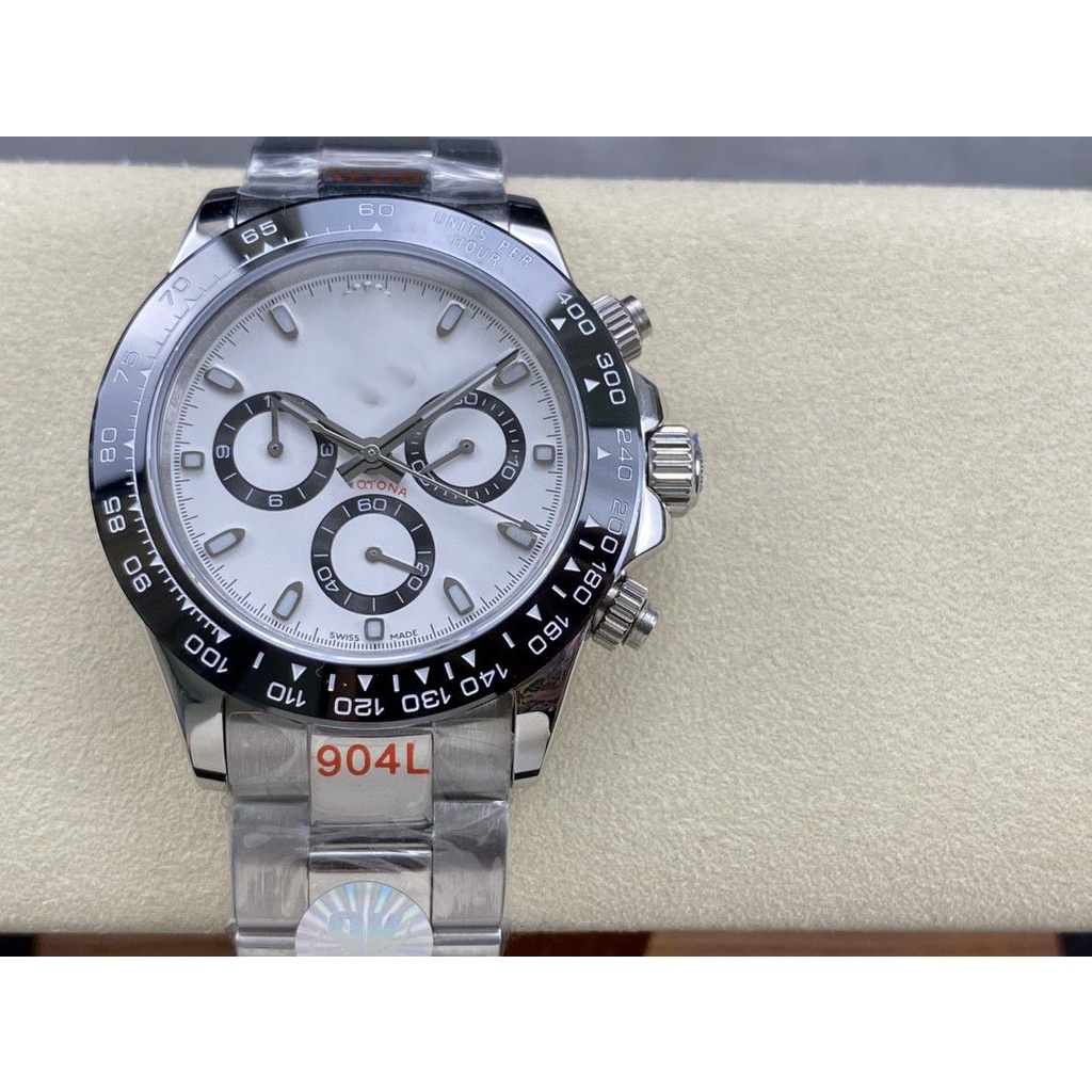 7750 Super Full One นาฬิกาข้อมือกลไกอัตโนมัติ Xiong Man สีตัดกัน แฟชั่น ...