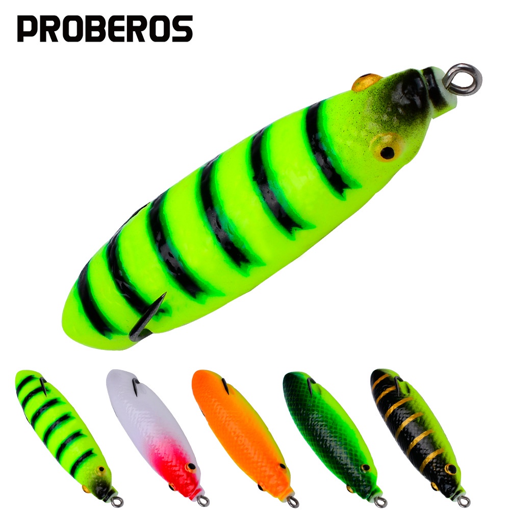 Proberos เหยื่อตกปลาซิลิโคน รูปกบ ไร้วัชพืช 9.5 ซม.-17 กรัม 1 ชิ้น ...