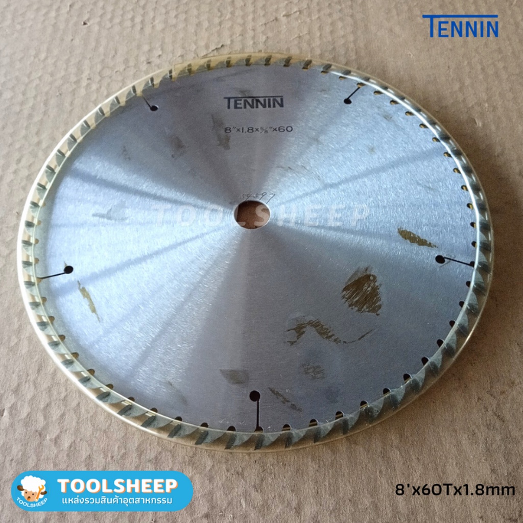 ใบเลื่อย TENNIN ขนาด 8"x60Tx1.8mm | Shopee Thailand