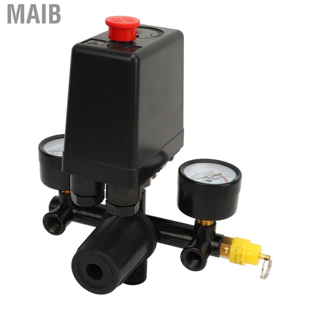 Maib Air Compressor Pressure Switch Kit Clear Threads with Knobs for ... Maib Air Compressor Pressure Switch Kit Clear Threads with Knobs for ...