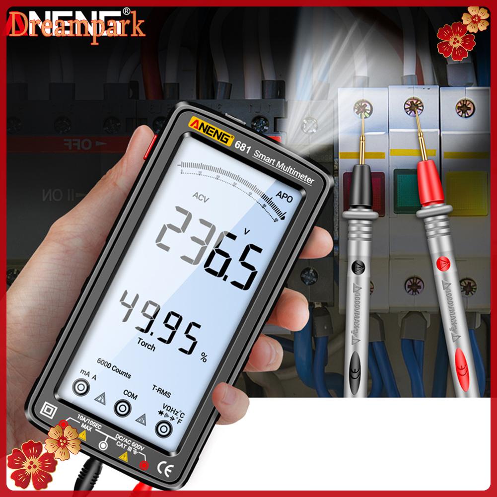 ANENG 683 682 681 มัลติมิเตอร์ดิจิตอลอัจฉริยะ AC/DC ความจุ มิเตอร์ ...