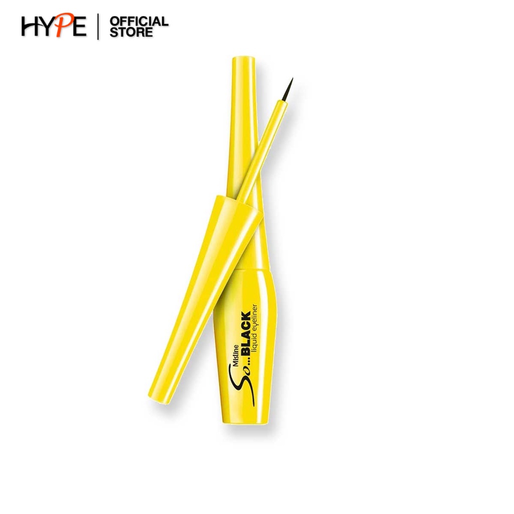 Mistine Eyeliner So Black matte liquid liner 4g. มิสทิน โซ แบล็ค แมท ลิควิด อายไลเนอร์ | Shopee ...