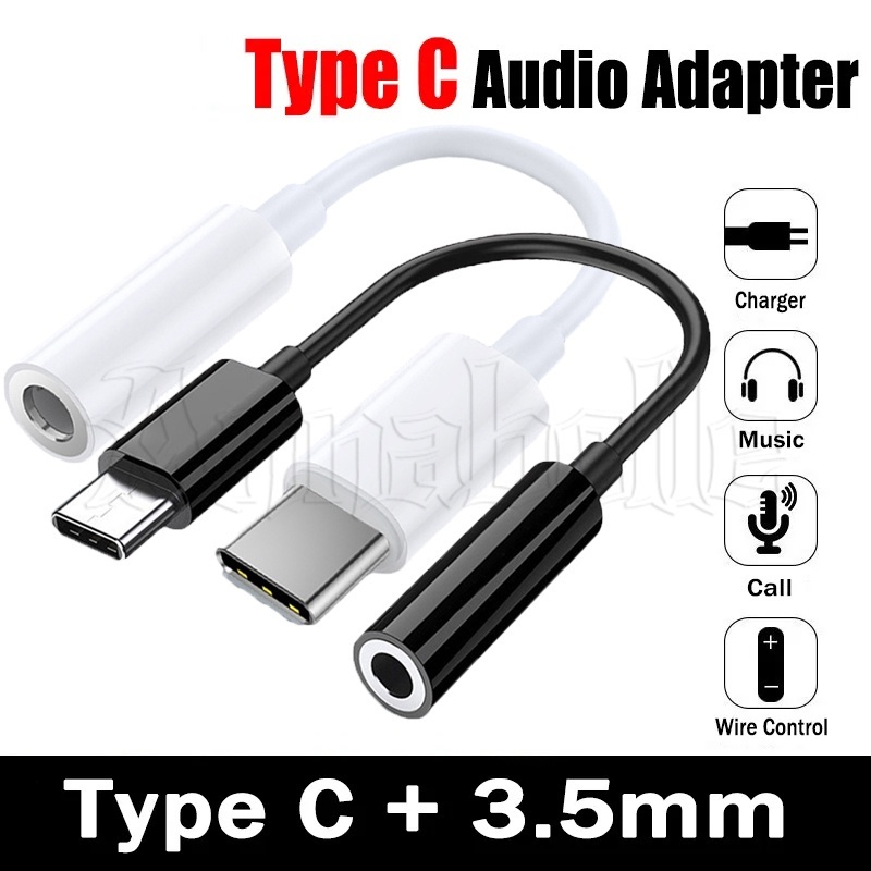 C-earphone Connector Plug Transfer Head / Type-C ถึง 3.5 มม.ตัวแปลงแจ็ค ...
