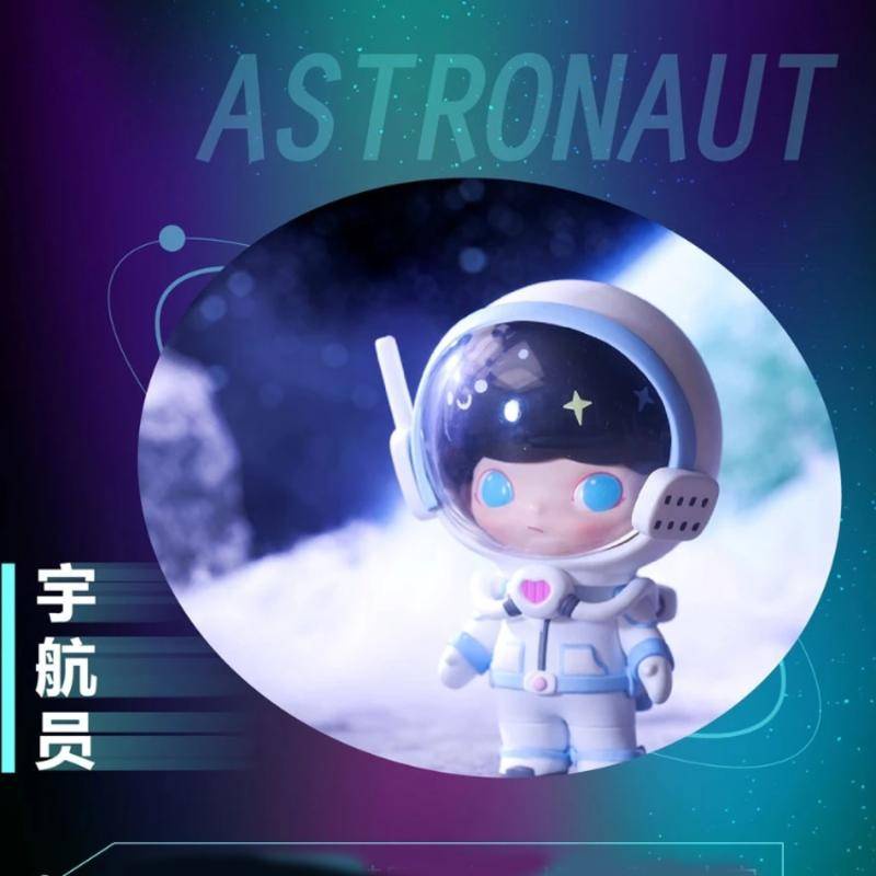 พร้อมส่ง ของแท้ ตุ๊กตานักบินอวกาศ Dimoo Space Travel Series Mystery Box ...