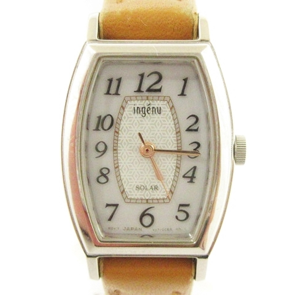 Seiko ALBA watch ingenu solar leather band dial white Direct from Japan ...