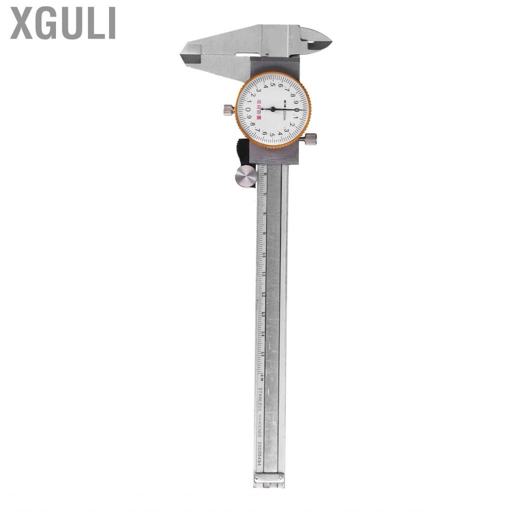 Xguli Stainless Steel Calipers Dial Caliper Micro Move Roller Wear ...