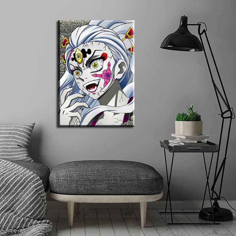 Canvas Wall Arts Animation Poster Painting Daki Demon Slayer Anime ...