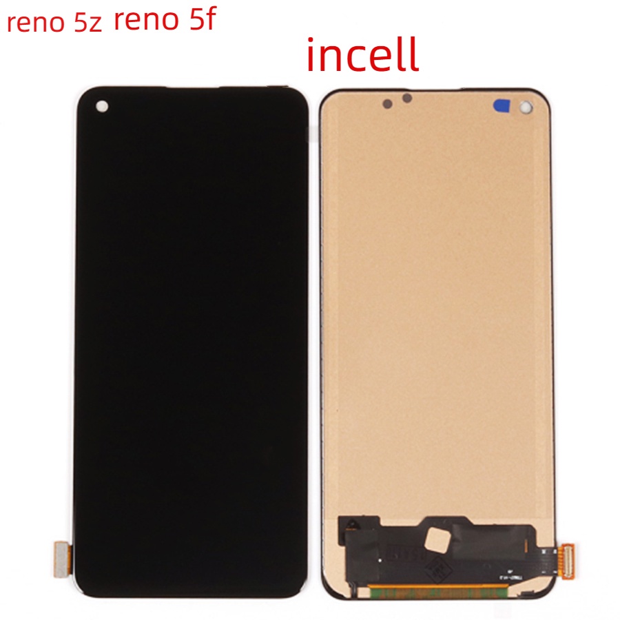 แผงหน้าจอสัมผัสดิจิทัล lcd สําหรับ Oppo Reno5 F Reno 5 F Reno5 Z 5Z ...