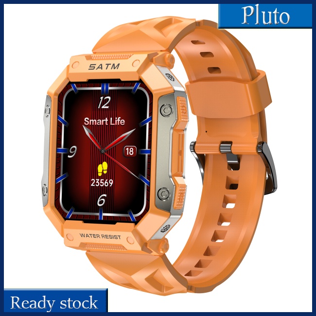 ใหม่ PG333 สมาร์ทวอทช์ หน้าจอสัมผัส 1.91 นิ้ว IP68 กันน้ํา วัดอัตราการ ...