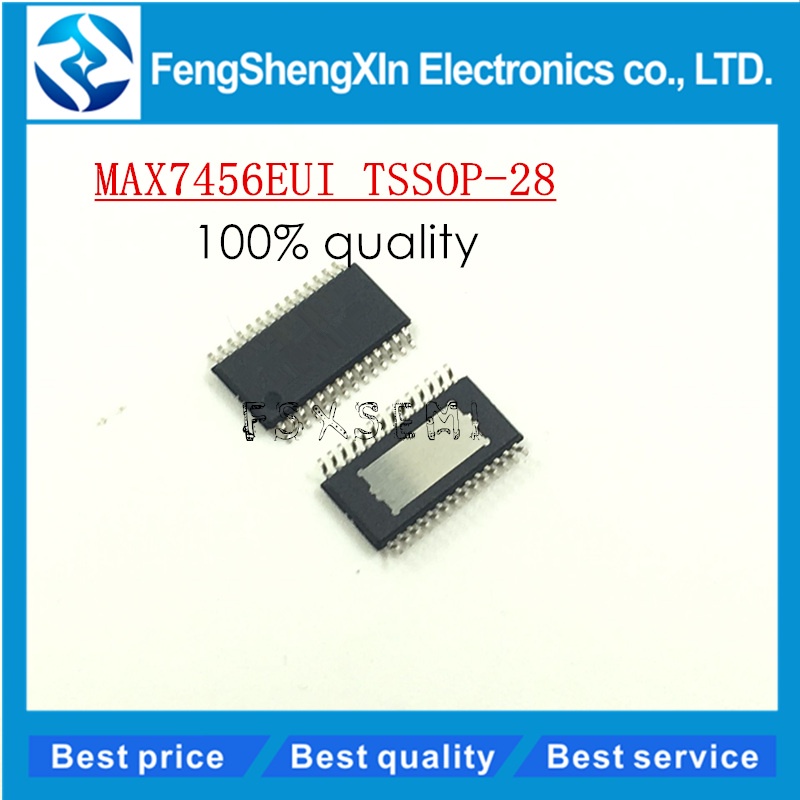 ใหม่ วงจรรวม EEPROM MAX7456 MAX7456EUI TSSOP-28 ช่องเดียว หน้าจอขาวดํา ...