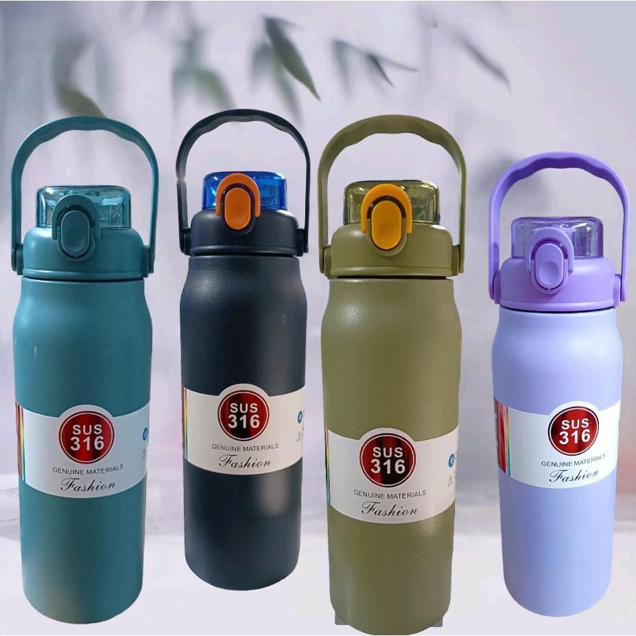 DIDGO A033 ขวดนำ้ cille 1.7L 60Oz แท้งค์เก็บอุณหภูมิ สแตนเลส 316 กระติกน้ำเก็บความร้อน/เน็น ...