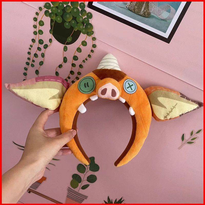 Ys ที่คาดผมคอสเพลย์ The Legend of Zelda Link Pig สําหรับล้างหน้า พร็อพ ...