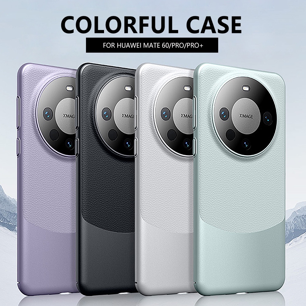 เคสโทรศัพท์มือถือ หนังวัวแท้ กันกระแทก หรูหรา สําหรับ Huawei Mate 60 Pro Mate 50 40 | Shopee ...
