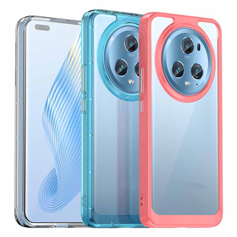 สําหรับ Honor Magic5 Pro / Magic5 Lite / Magic4 Lite 5G อะคริลิคโปร่งใสกันกระแทกฝาครอบโทรศัพท์ ...