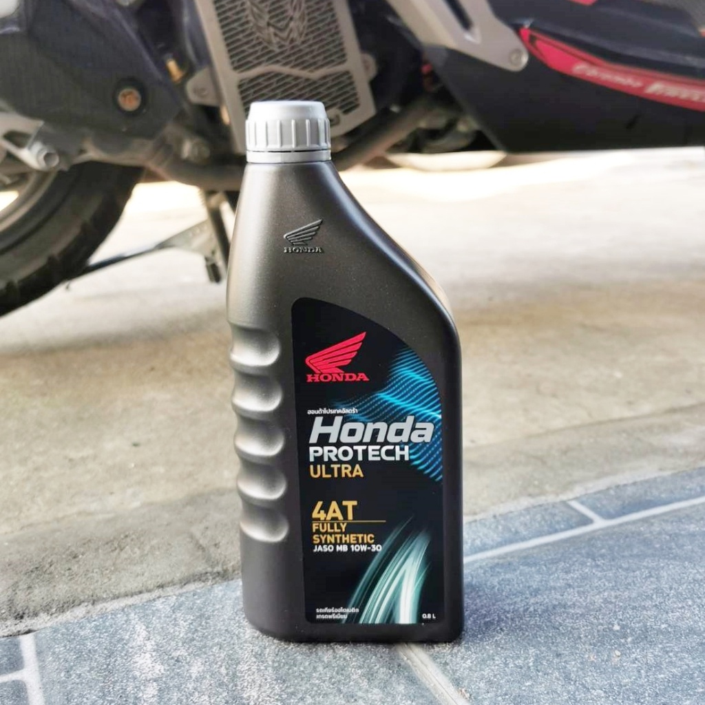 น้ำมันเครื่องสังเคราะห์แท้ HONDA Protech Ultra 4AT JASO MB 10W-30 0.8L ...