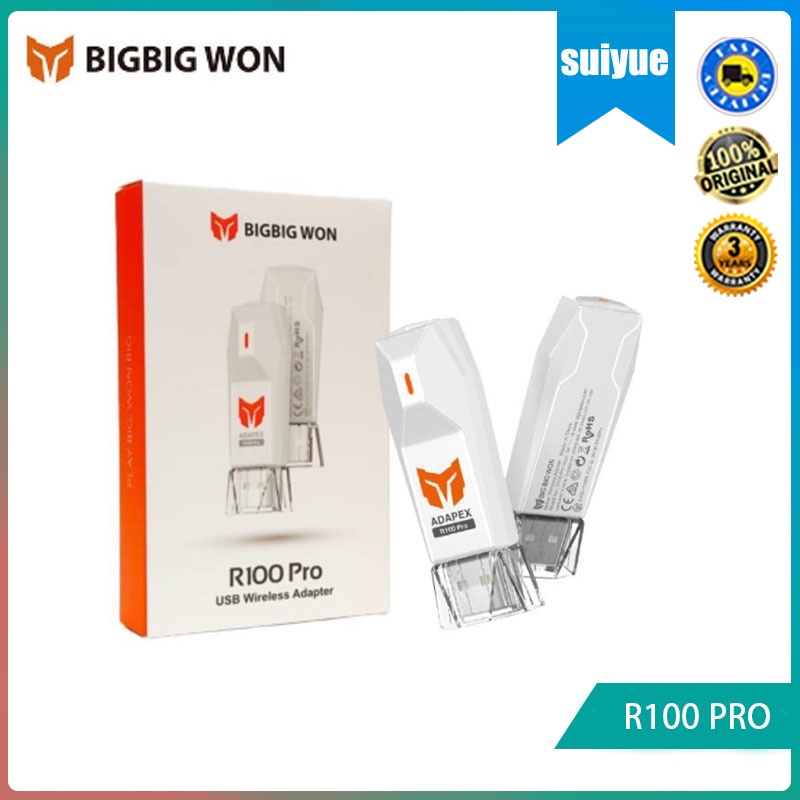 Bigbig WON R100 Pro อะแดปเตอร์รับสัญญาณบลูทูธไร้สาย USB สําหรับ Switch Switch Pro PS5 PS4 Xbox ...