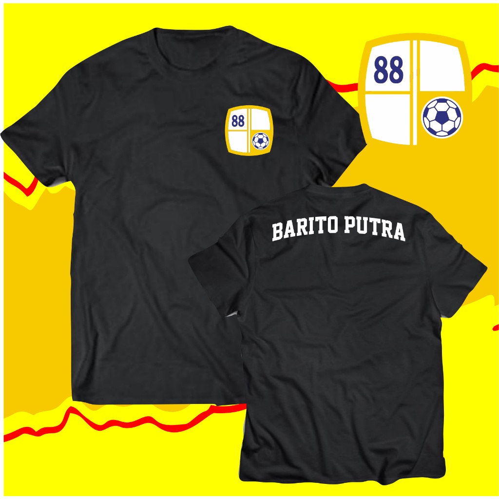 สีขาว a พิมพ์ลาย Barito Putera 1988 Laskar Antasari รองรับ Barito Mania ...