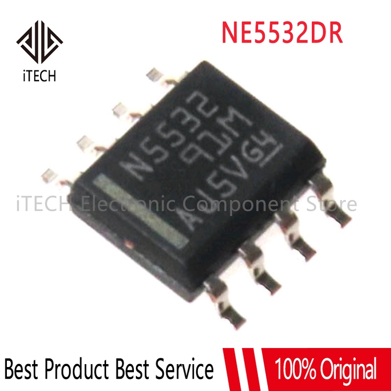 ใหม่ วงจรโอปอมป์ NE5532DR NE5532 5532 8SOIC SOP8 SOP-8 10 ชิ้น | Shopee ...
