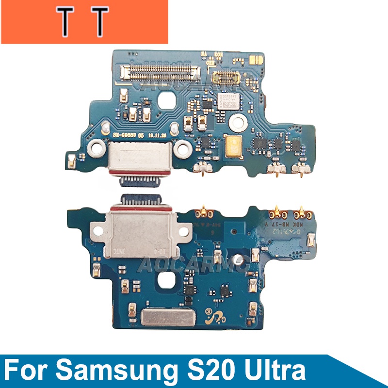 แท่นชาร์จ USB พร้อมไมโครโฟน สําหรับ Samsung Galaxy S20 Ultra S20U ...