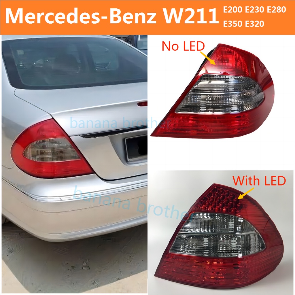ไฟท้าย ไฟเบรก led สําหรับ Mercedes-Benz W211 E200 E230 E280 E350 E320 TAILLIGHT TAIL LIGHT TAIL ...