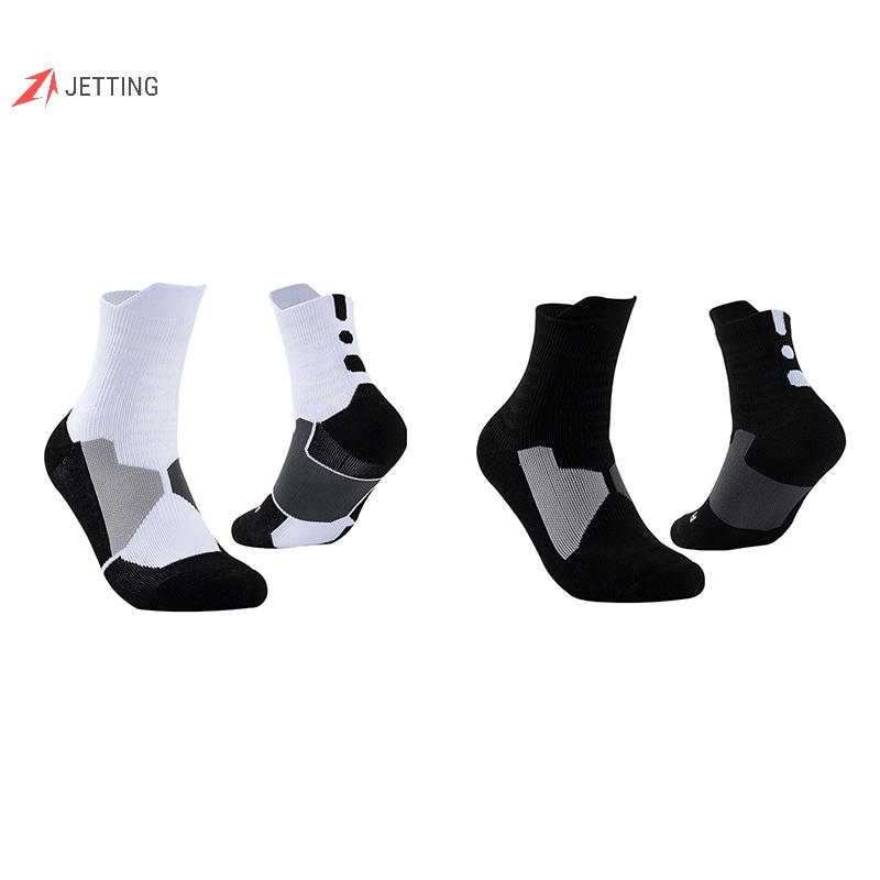 Jtth ถุงเท้าบาสเก็ตบอล หนา กันลื่น ความยาวปานกลาง แบบมืออาชีพ JTT ...