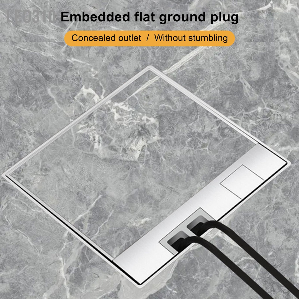 Leo310 Concealed Socket 3 Holes Floor Outlet Waterproof Electrical Box ...