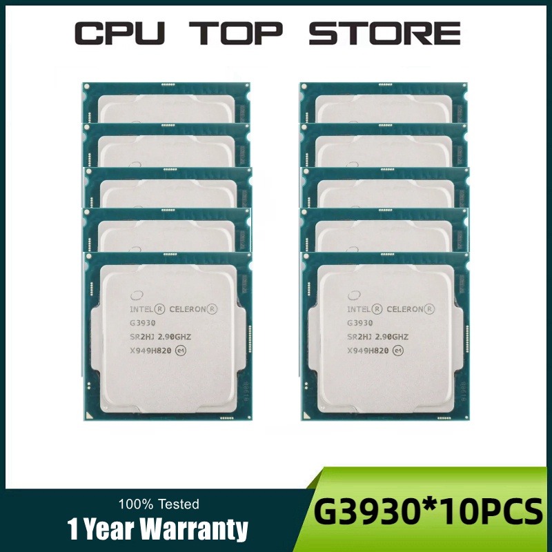 ถาดประมวลผล CPU G3930 2.9GHz 2M Cache Dual-Core SR35K LGA 1151 UXD3 10 ชิ้น | Shopee Thailand