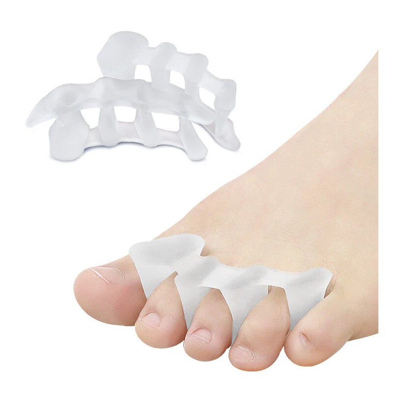 Silicone Toe Finger Separator Hallux Valgus Orthopedic Spacers Bunion ...